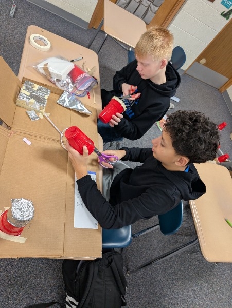 Ness City Schools - 7th Graders Build Mars Living Stations